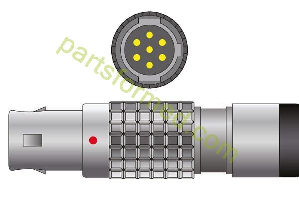 可重复使用的成人硅胶软头 SpO2 传感器，适用于 Critikon 患者监护仪