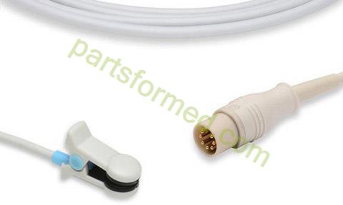 Reusable adult ear clip SpO2 Sensor for Schiller (Masimo Tech) patient ...