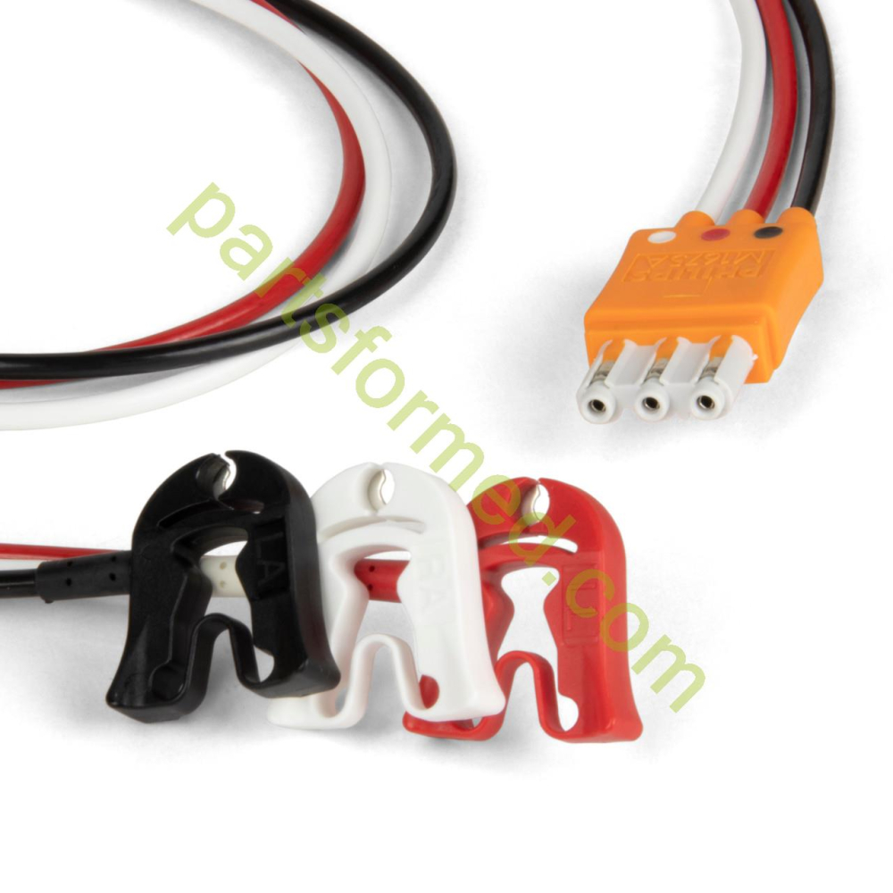 Philips M1675A 3 LEAD GRABBER ECG LEADWIRE SET，M1675A - 在 Partsformed 下单