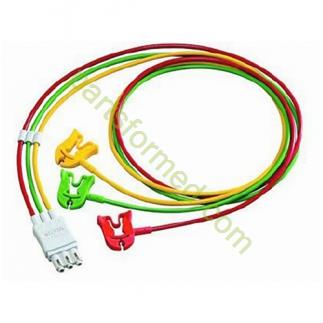 Philips M1672A ECG3 LEAD GRABBER LEADSET - partsformed.com